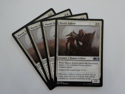 MTG 4x Master Splicer Core Set 2020 NM | eBay