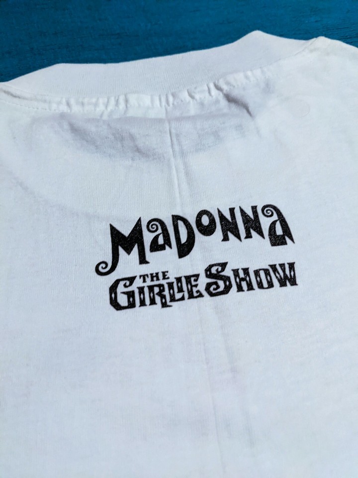 MADONNA T-SHIRT GIRLIE SHOW TOUR PROMO HERB RITTS SEPIA Vintage BOY TOY ...