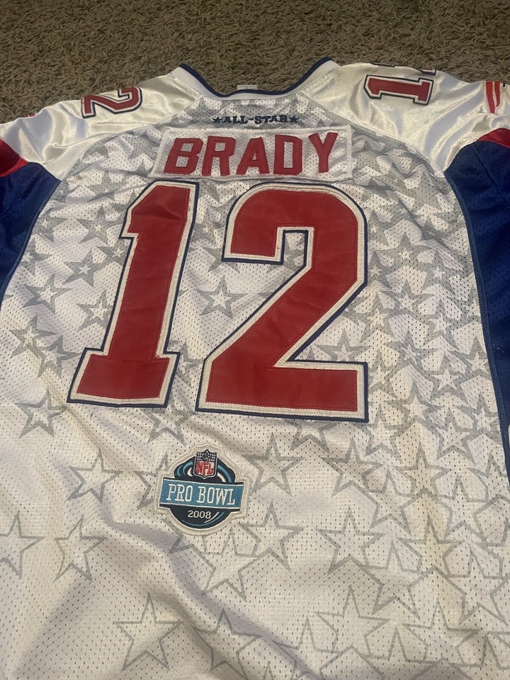 Vintage 2008 Pro Bowl Tom Brady New England Patriots Reebok Jersey ...
