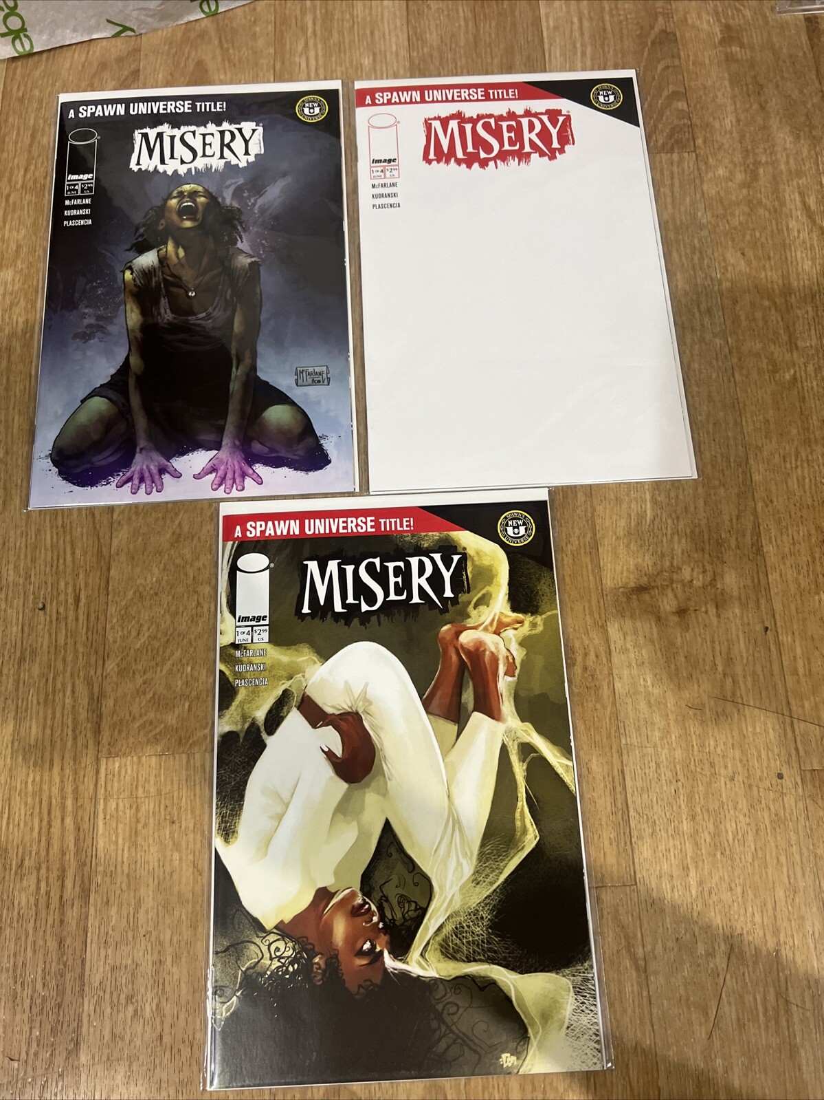 SPAWN MISERY #1 (OF 4) CVR B TODD MCFARLANE (2024 Lot Of 3 Comics Blank Etc Nm | eBay
