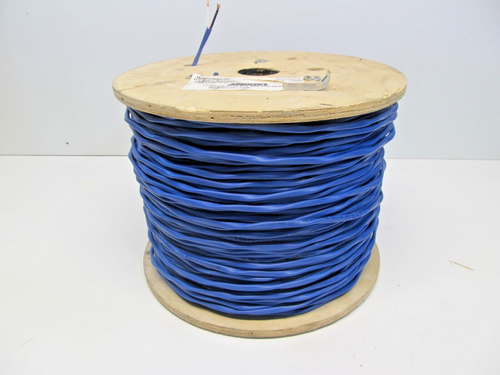 700' ft Northflex USA 14/2C 14 awg CL3P E179334 Wire Cable Blue | eBay