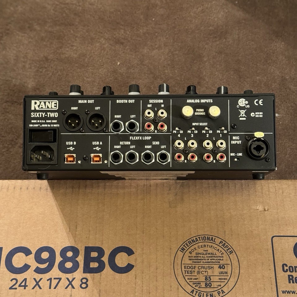 AS-IS REPAIR/PARTS ONLY Rane SIXTY-TWO 2 Channel Performance DJ Mixer 62 Serato | eBay