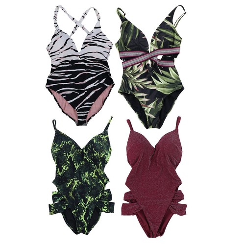 Bar III Womens One Piece Swimsuit Cutout Bathing Suit Swimwear Summer ...