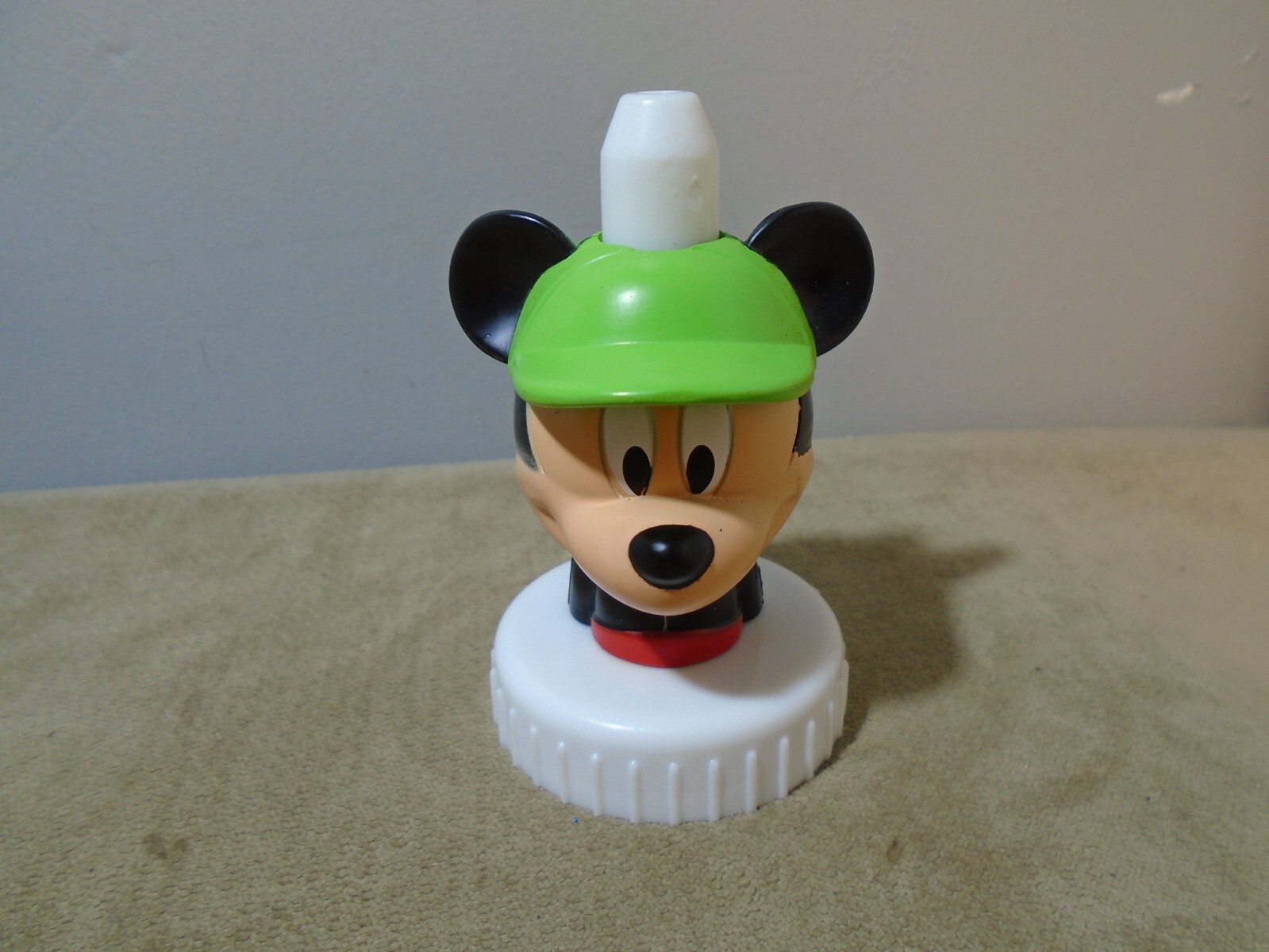 DISNEY MICKEY MOUSE IN GREEN BASEBALL CAP GOOD2GROW BOTTLE TOPPER ...