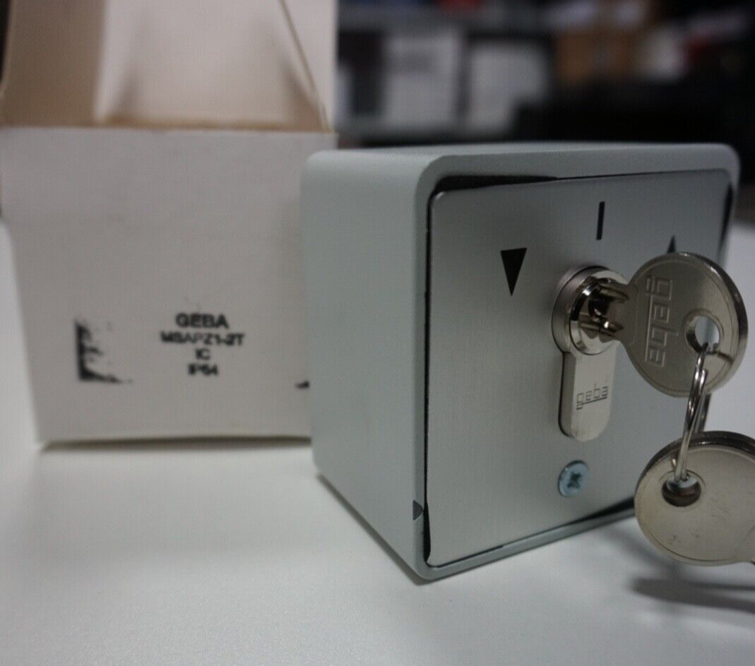 ORIGINAL - ROLLER SHUTTER KEY SWITCH GEBA | eBay UK