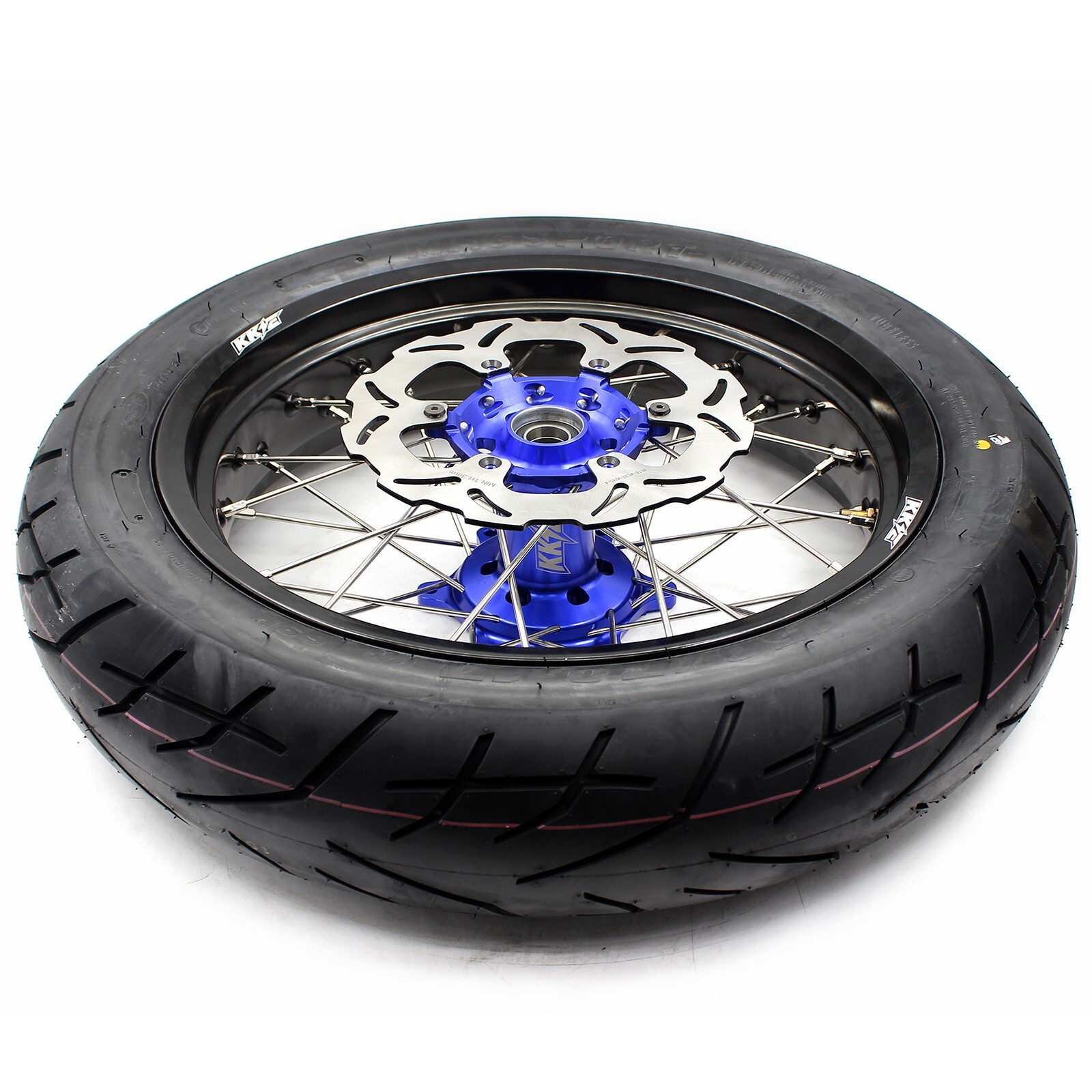 KKE 17" Supermoto Wheels Tire Fit Yamaha YZ125 YZ250 1999-2025 YZ250F ...