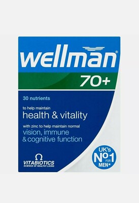 Vitabiotics Wellman 70 + Multivitamin Mens Mineral 30 Tablets | eBay