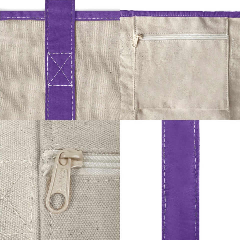 22" Extra Large Open Top Shopping Tote Grocery Bag with Outer Pocket | eBay