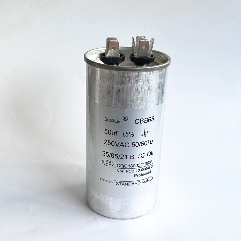 35-80uF CBB65 250VAC 50/60Hz Air Conditioner Appliance Motor Start Run ...