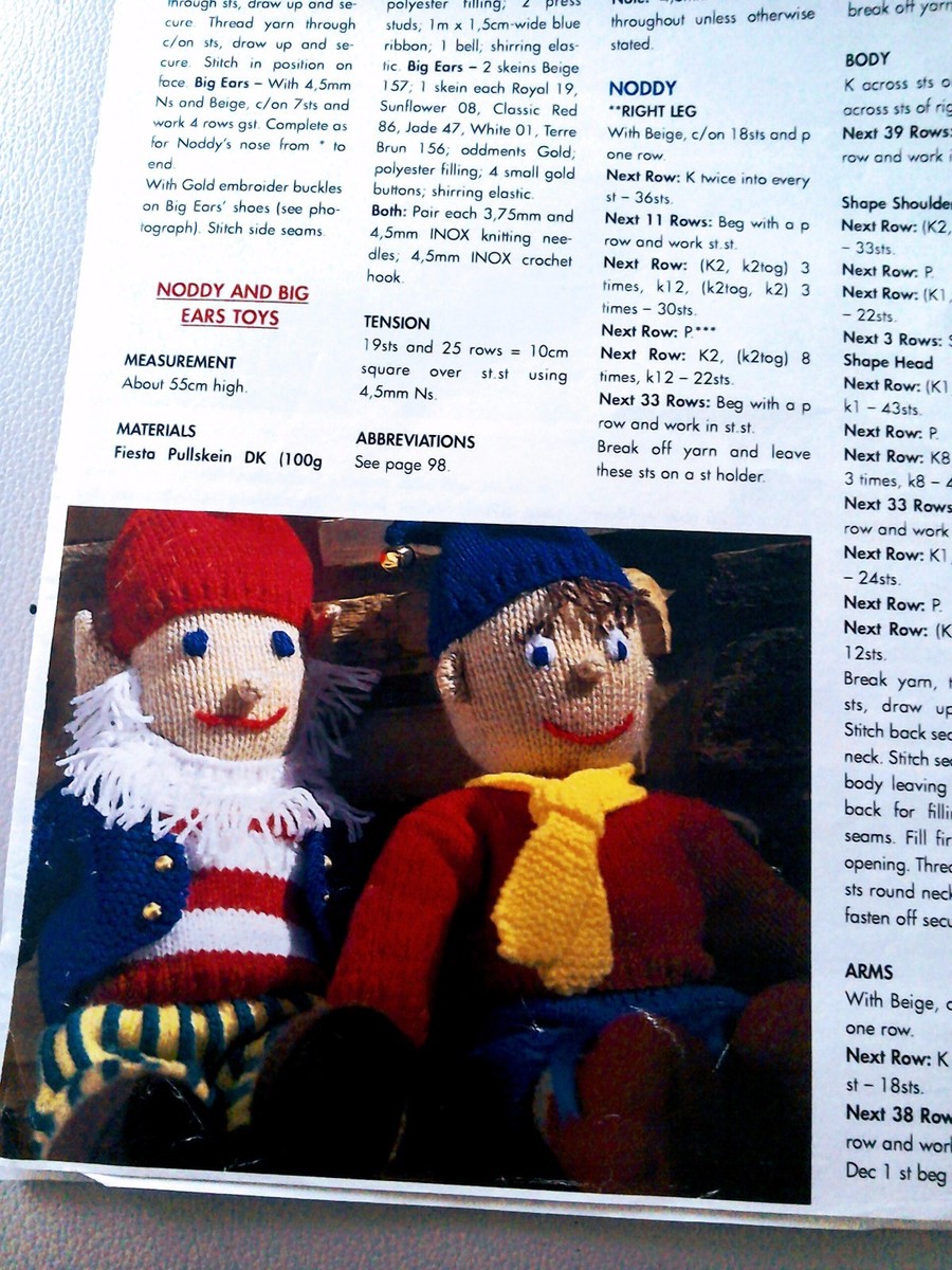 Noddy Knitting Pattern Namesakes Archives Knitting Bee (32 Free