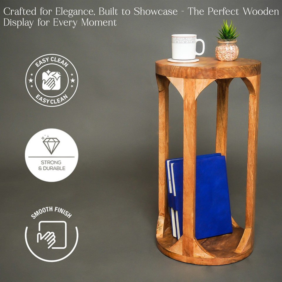 Large Wooden Display Table-Side table ,Coffee table, Accent table, | eBay