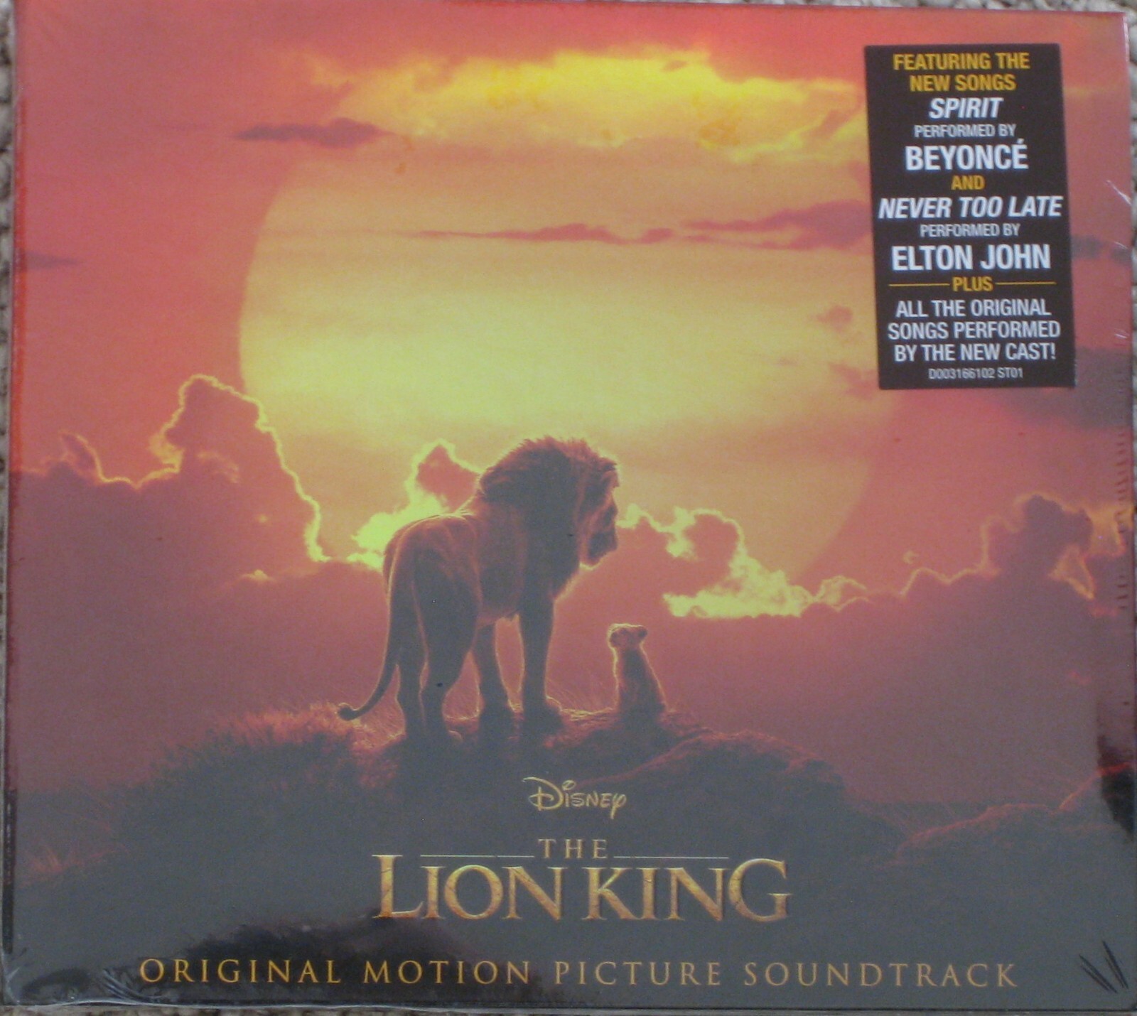THE LION KING CD 2019 MOTION PICTURE SOUNDTRACK BEYONCE ELTON JOHN ...