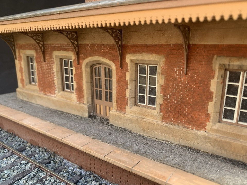 O Gauge Model Railway Buildings GWR ‘Culham Down’ Station Building Kit ...
