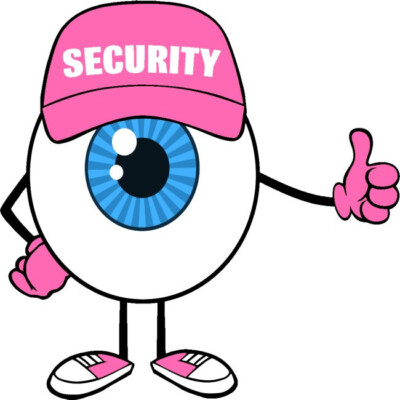 30 Custom Pink Security Eye Personalized Address Labels | eBay