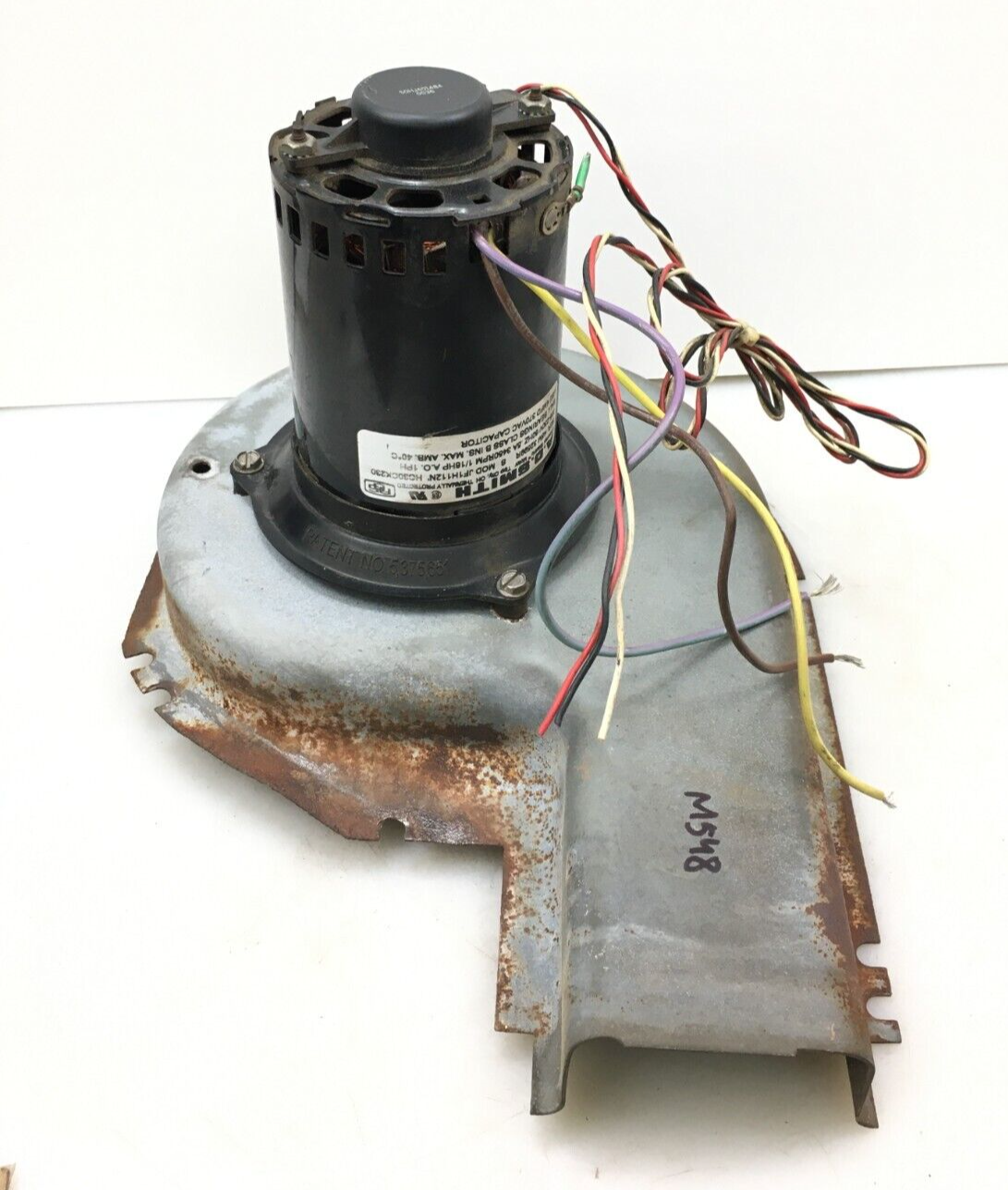 A.O.Smith JF1H112N Inducer Blower Motor Assembly HC30CK230 230V used # ...
