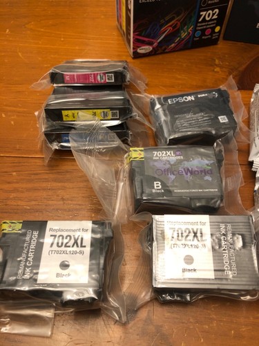 11 Epson and HP Ink Cartridge lot 702 | eBay