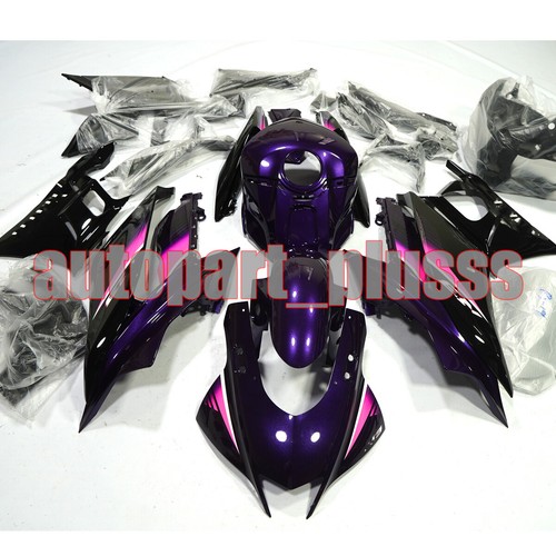 Injection Purple Fairing Kit Bodywork Plastic For Yamaha YZF-R3 R25 ...