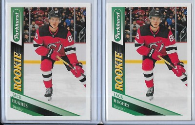 2 count 2018-19 Parkhurst JACK HUGHES RC Rookie Card lot 320!!! | eBay