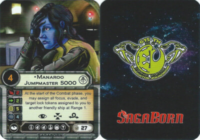 Star Wars Miniatures X-Wing Pilot Promo MANAROO JumpMaster 5000 | eBay