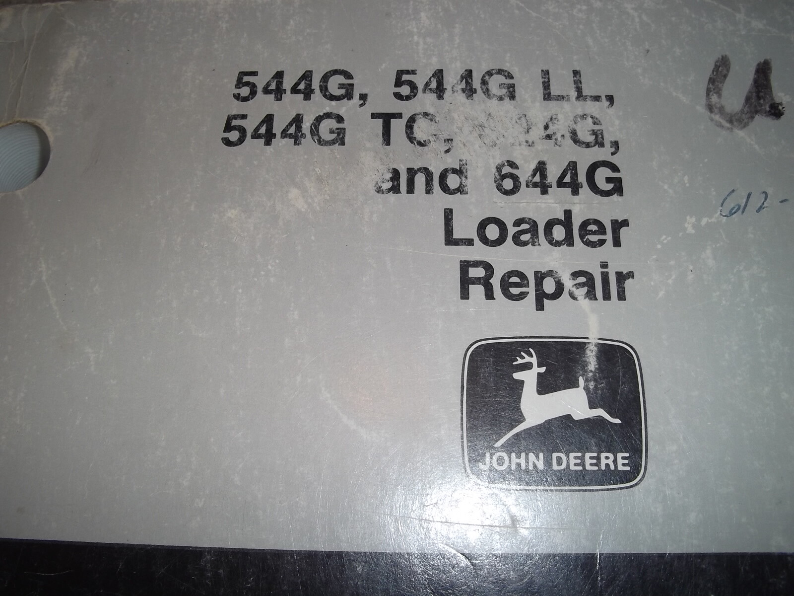 John Deere 544g TC 624g Technical Repair Service Shop Manual Wheel ...