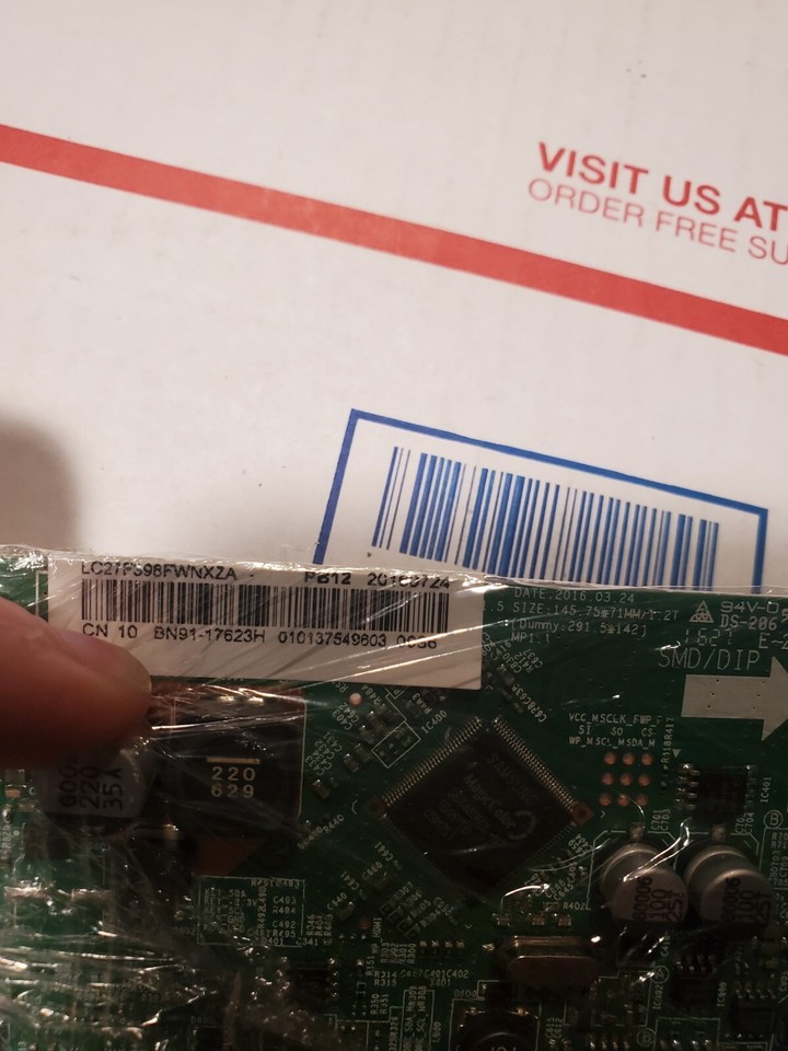 Samsung LC27F398FWNXZA C27F398 CF398 27" Main Board (P/N: BN91-20177B ...