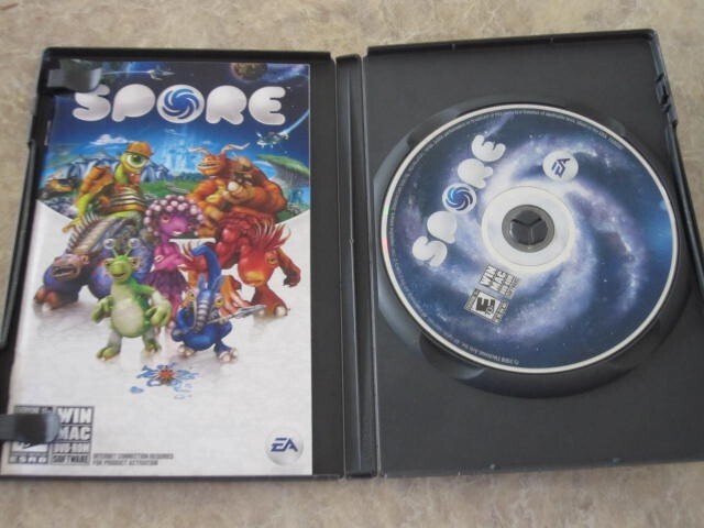 Spore Win/Mac DVD-ROM Space Building Game (2008) complete with manual ...