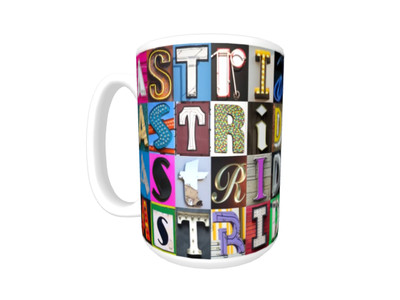 ASTRID Coffee Mug / Cup featuring the name in photos of sign letters | eBay
