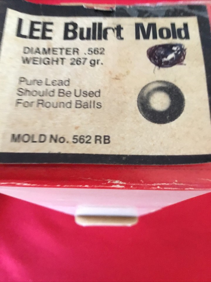 Lee Bullet Mold Diam .562 Wt 267 Gr #562 RB With Handles New Old Stock ...
