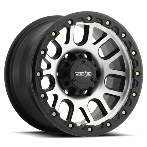 4 New 20x9 Vision 111 Nemesis Matte Black Machined Face 8x170 ET10 ...