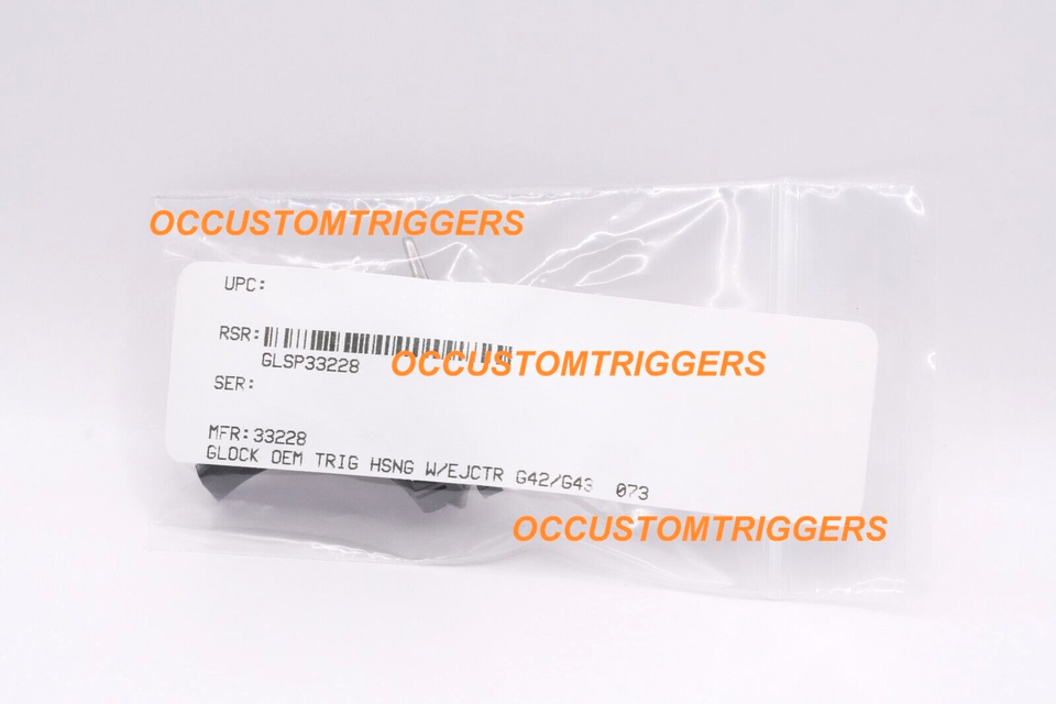 GENUINE GLOCK OEM TRIGGER HOUSING w/ Minus Connector G42 G43 G43X G48 ...
