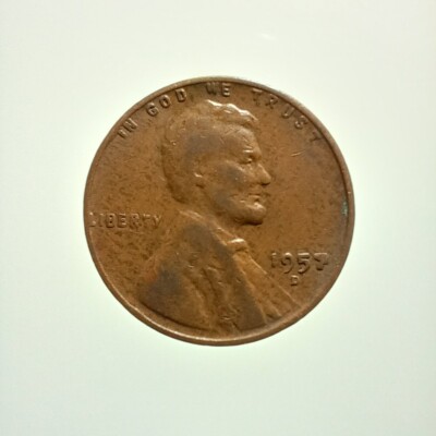 Rare Mint Error Die Break 1957 D Penny Error From Her Pocket Change | eBay