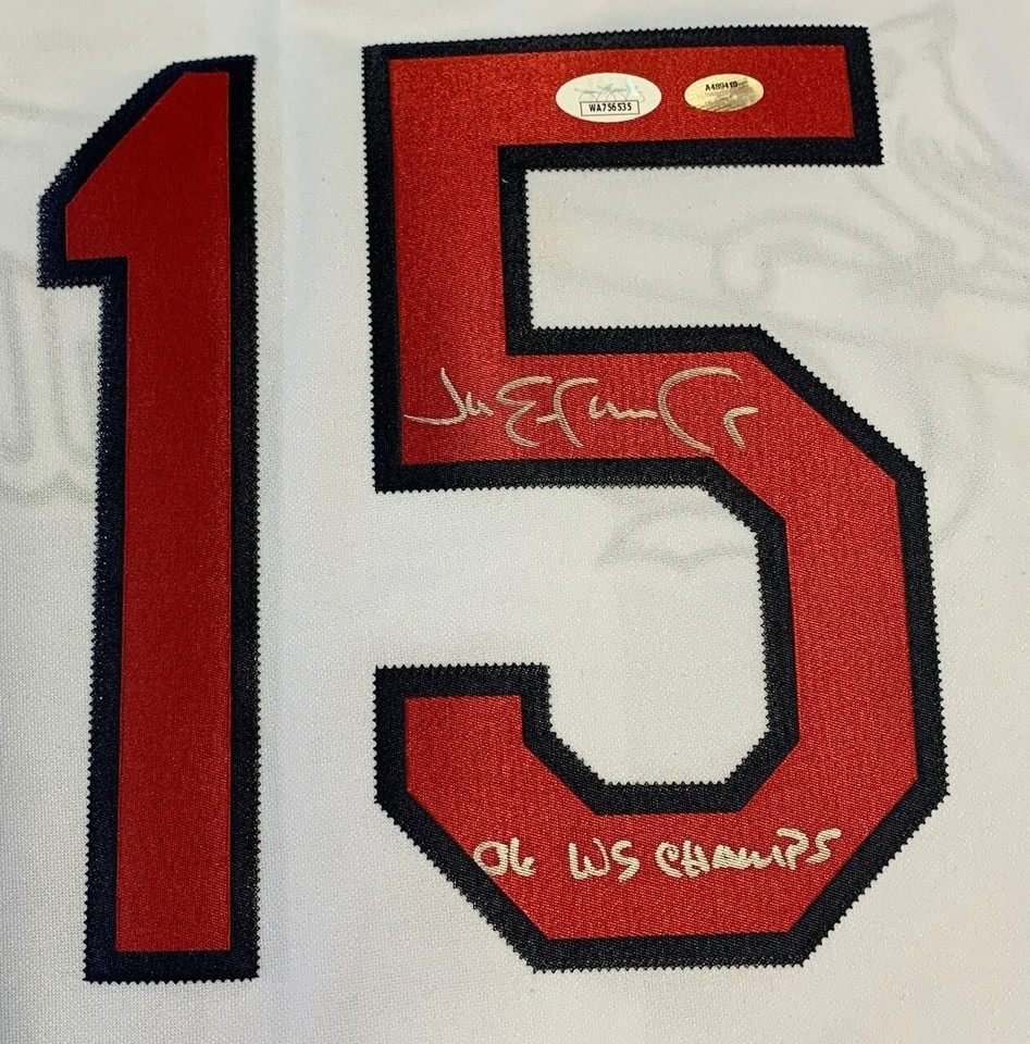 Jim Edmonds Autographed St Louis Cardinals Signed 2006 World Series ...