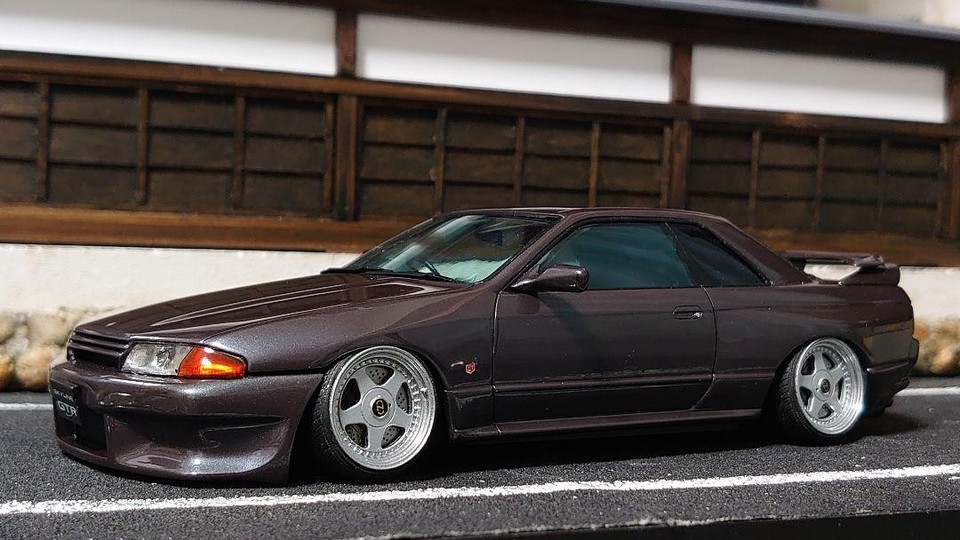 Fujimi 1:24 Nissan R32 Skyline Model Car Custom Ready Used eee | eBay