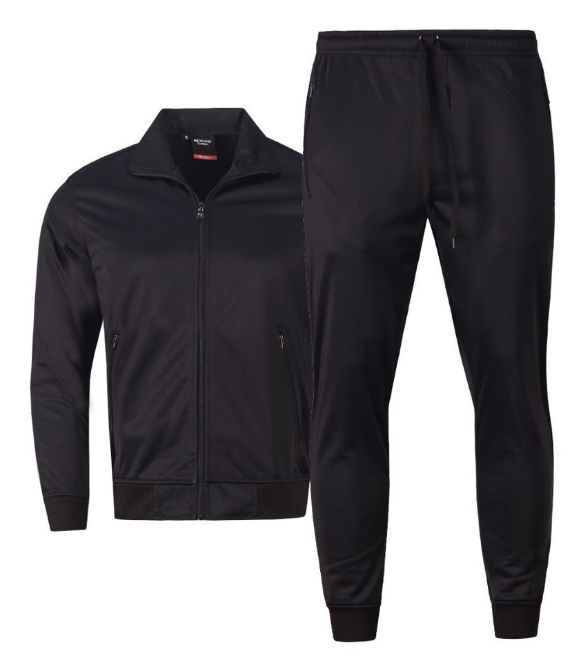 MEN'S CLASSIC SOLID JOGGER TRACKSUIT JOGGING SPORTSWEAR ACTIVE WEAR S ...