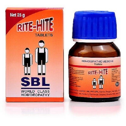 SBL Rite Hite Tablet 25gm HOMEOPATHIC Medicine + FREE SHIPPING ...