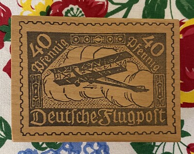 DEUTSCHE FLUGPOST STAMP by Ivory Coast post mail vintage german 1919 ...