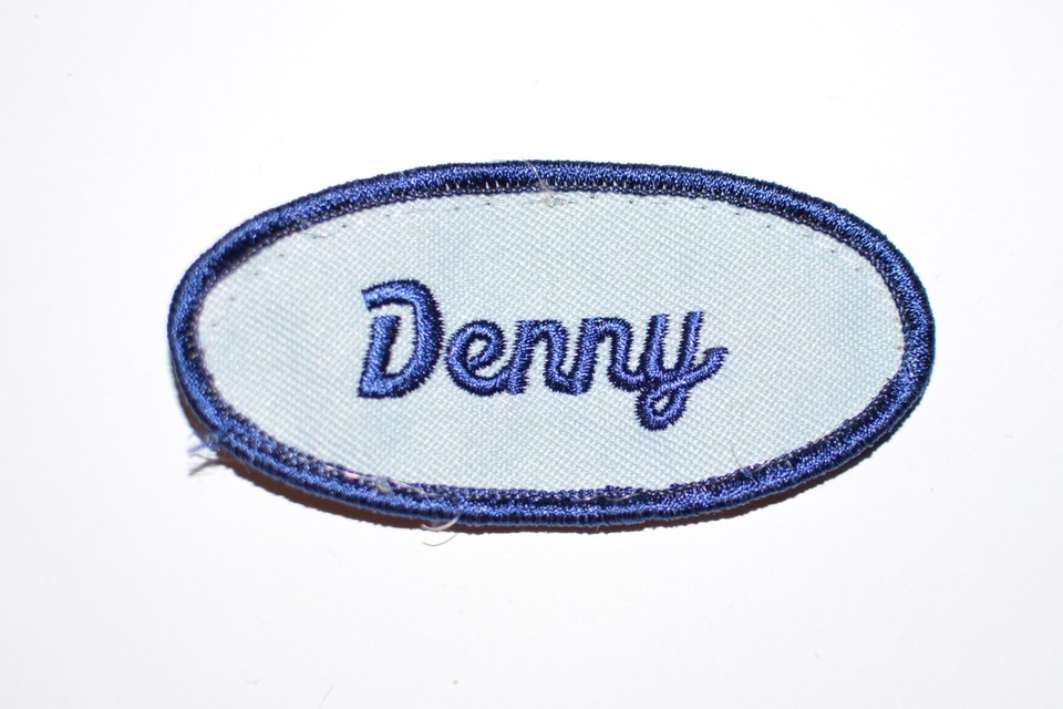 Employee Embroidered Worker Name Tag Sewn Patch for Uniform Work Shirt ...