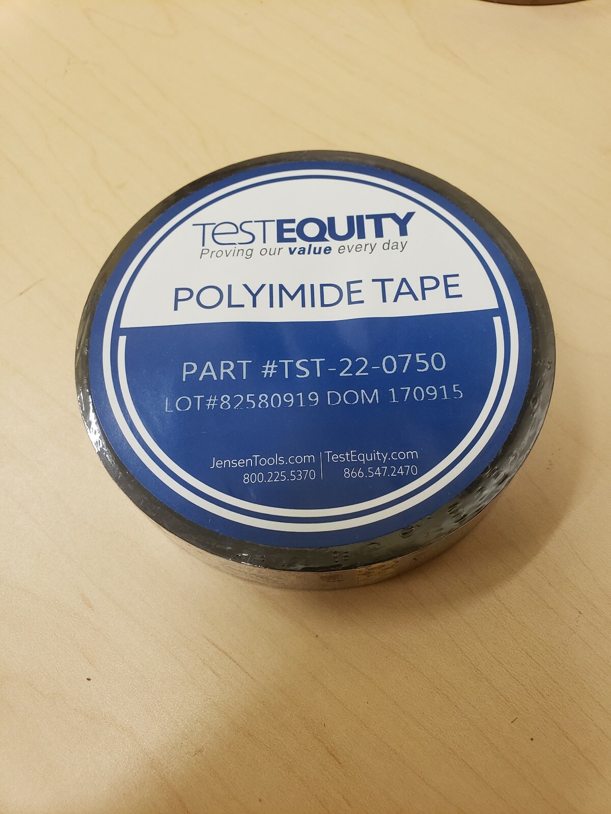 TestEquity MRO TST-22-0750 3/4" x 36yrds Polyimide Film Tape | eBay