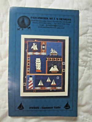 1999 - Patchwork Moon Designs - #9908 Summer Sails - Quilt Pattern ...