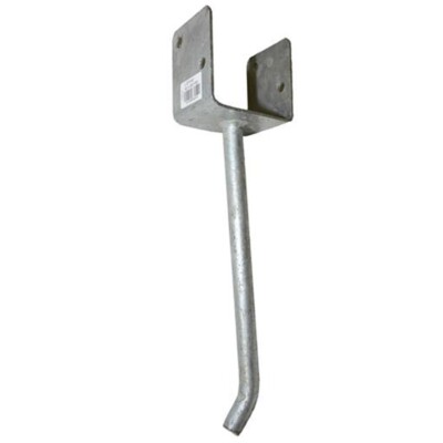 Galvanised Timber Post Support Saddle Stake 100 x 150mm | eBay