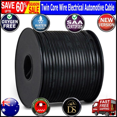 Twin Core Wire Electrical Automotive Cable 2 Sheath 450V 4MM 100M SAA ...