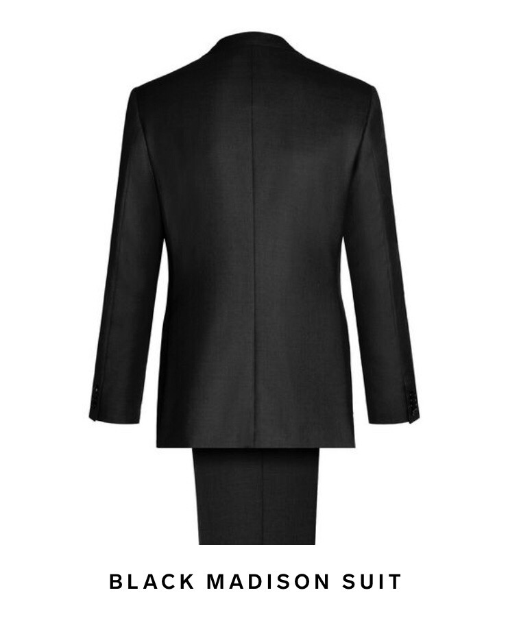 Brioni Hand tailored wool Super 160’s black Madison suit RRP £9900 ...