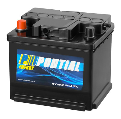 Car Battery P/Energy 12V 60 Ah 50 To En - Positive to the Right Ready ...