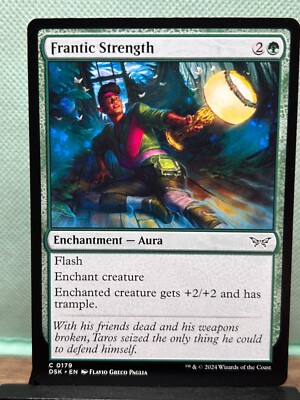 MTG TCG: Frantic Strength 179, Duskmourn: House of Horror | eBay