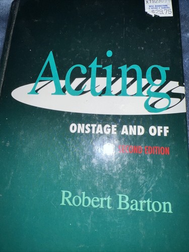 Acting Onstage and Off by Richard Barton (1993, Hardcover) | eBay
