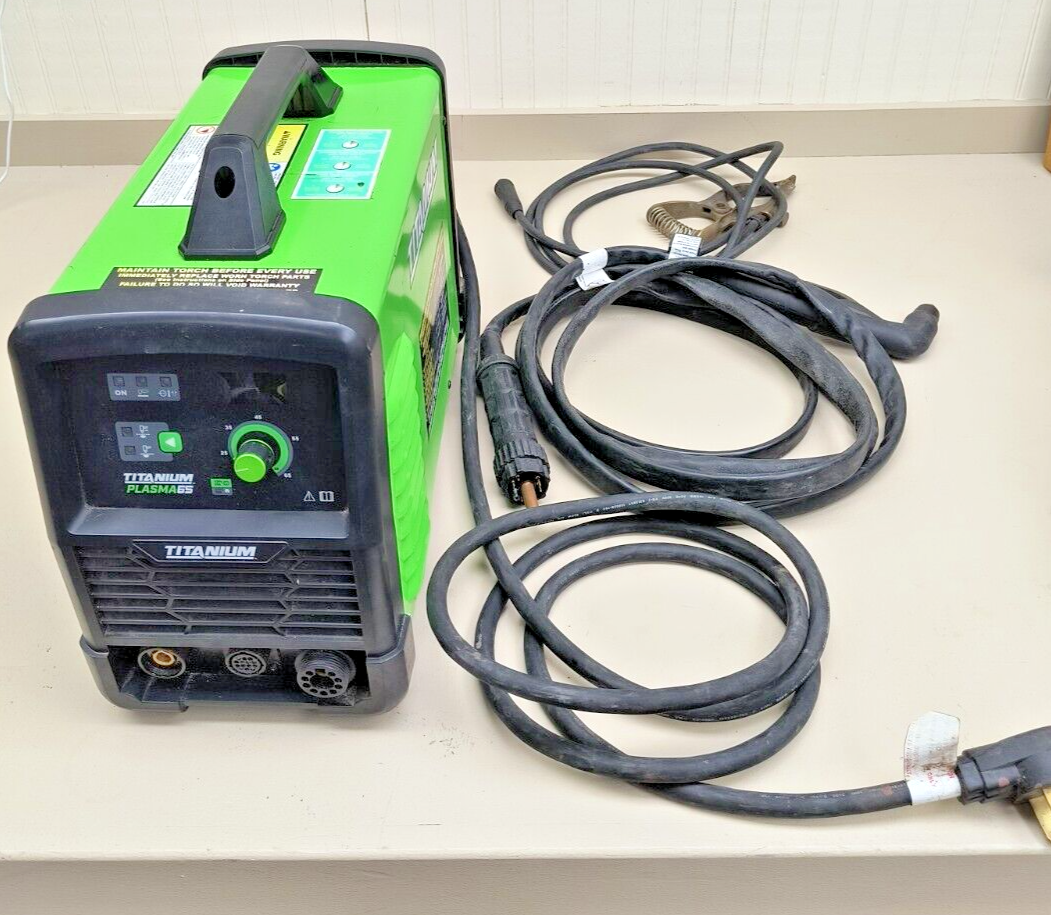 TITANIUM PLASMA CUTTER 65 AMPS W/CABLES | eBay