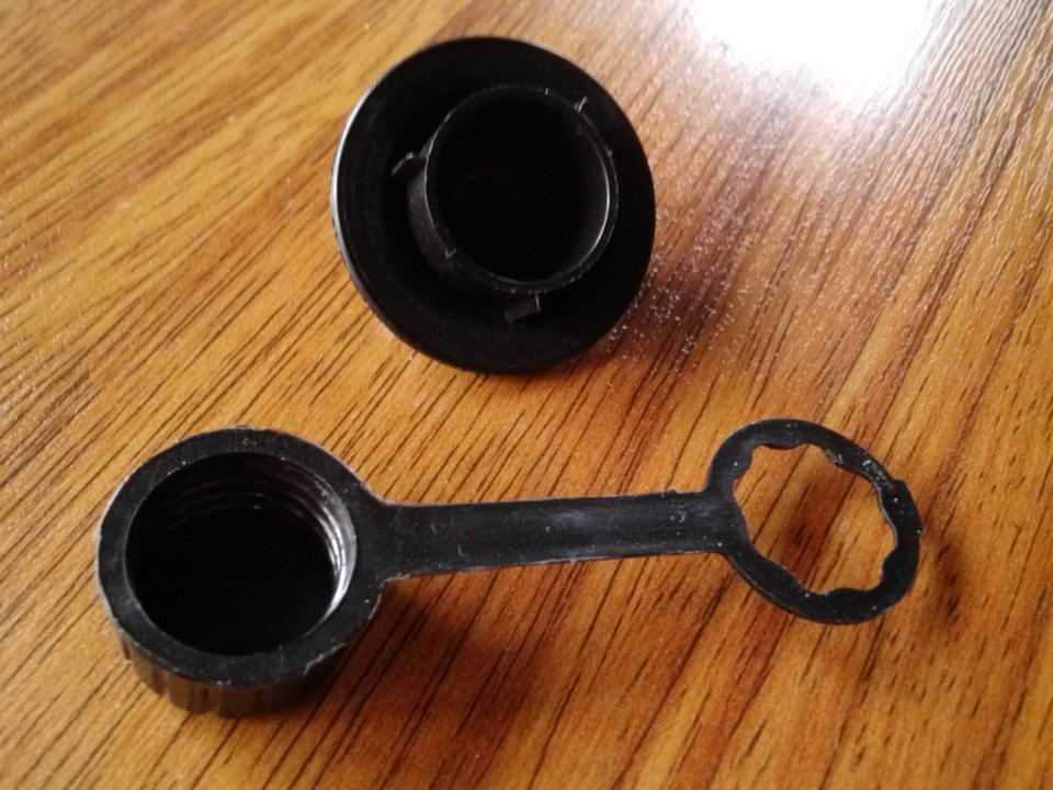 GOTT Gas Can Parts Kit STOPPER CAP +REAR VENT w Gasket Tether Gallon ...