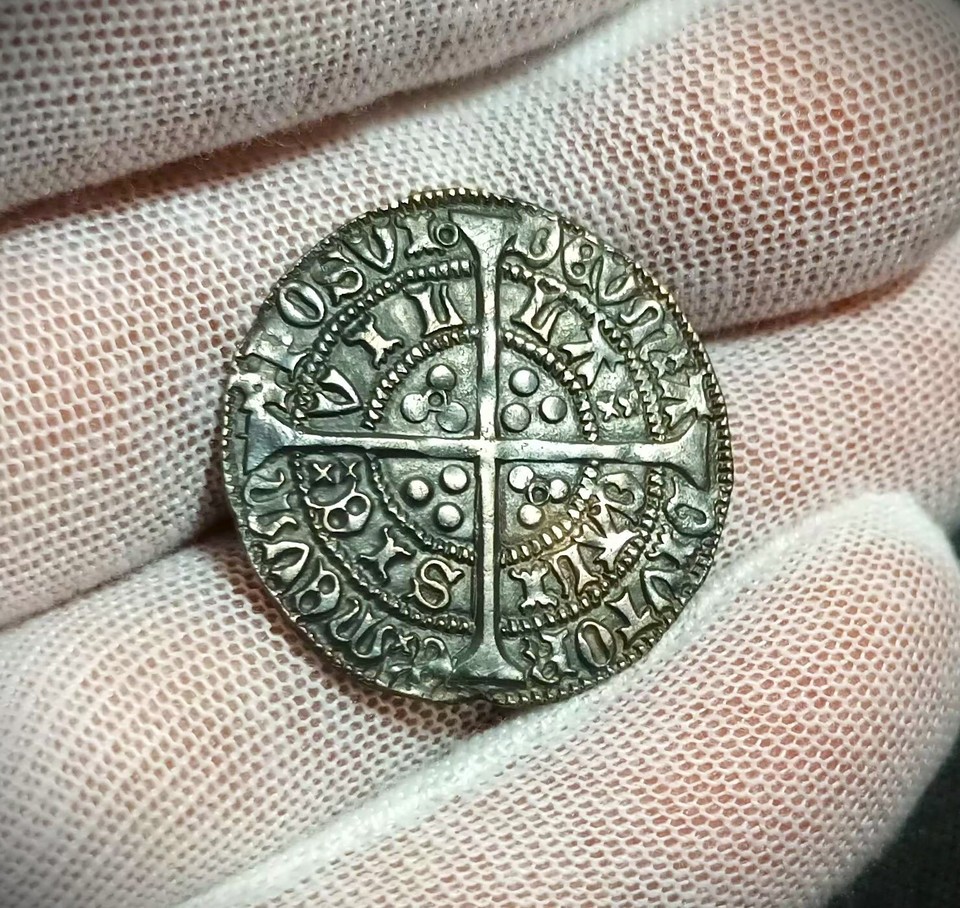 Henry VI Hammered Medieval Groat Coin Calais Mint annulet issue ...