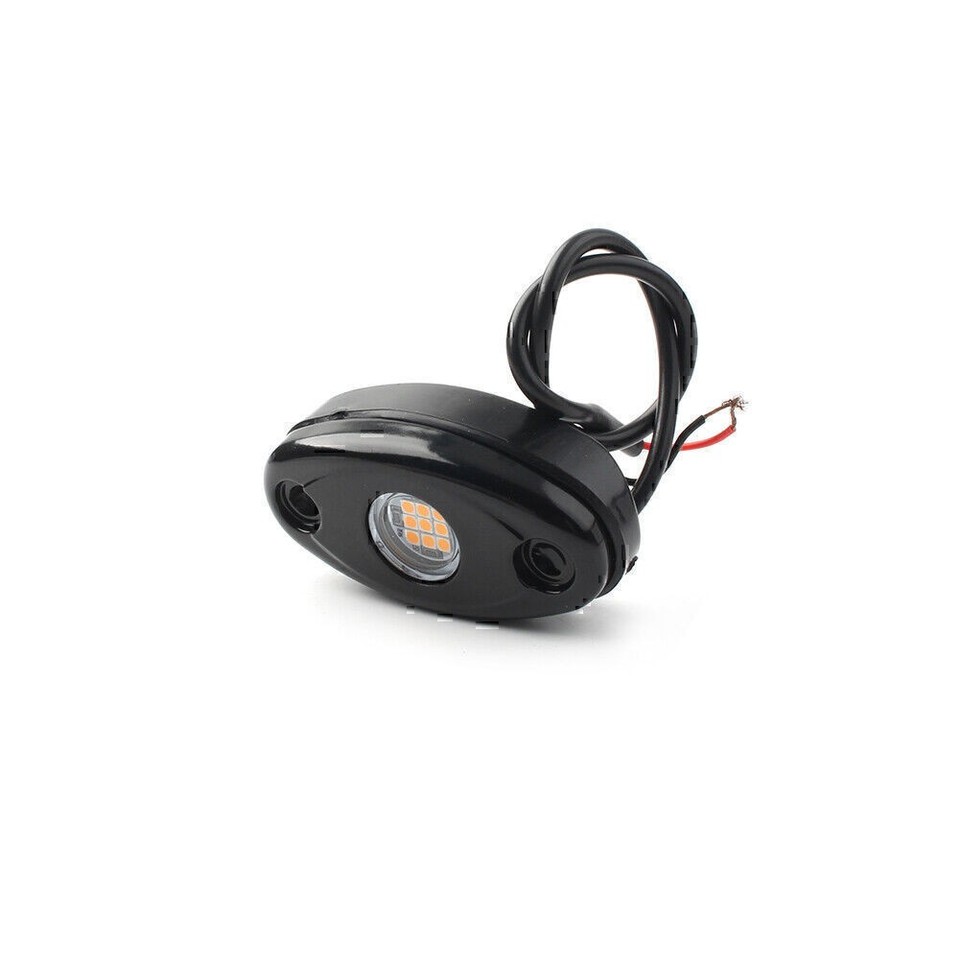 2 Pods LED Rock Underbody Lights for JEEP Offroad Truck ATV UTV Boat ...