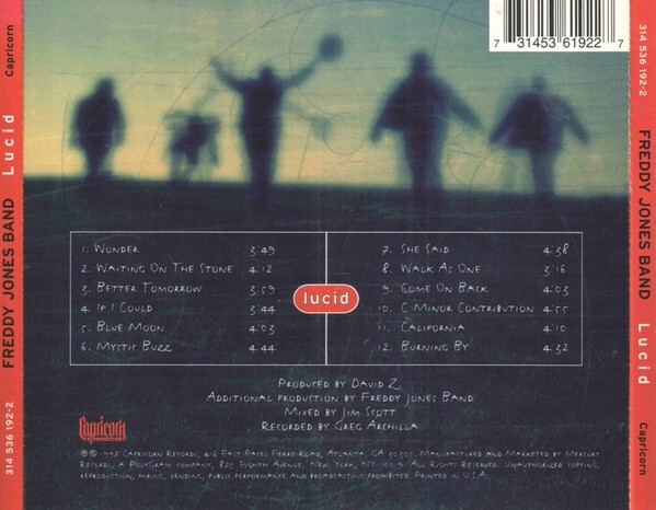 Freddy Jones Band - Lucid (CD) | eBay